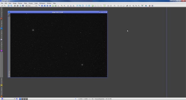 Removing gradients while preserving very faint background details ...